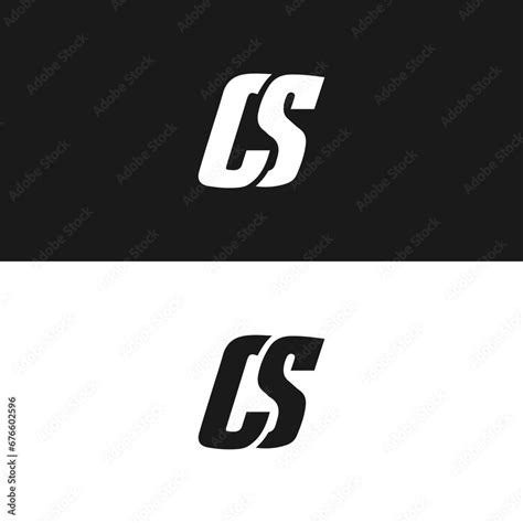 Cs Logo C S Design White Cs Letter Cs C S Letter Logo Design Initial Letter Cs Linked