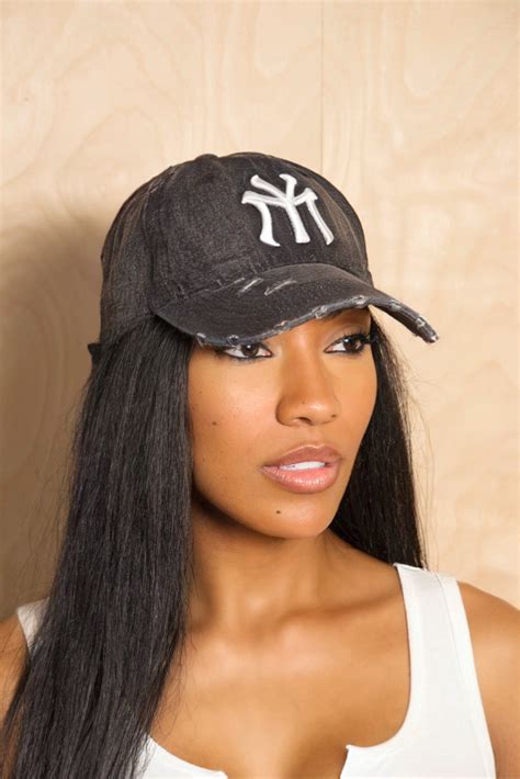 Black White Denim Yankee Hat Iammi