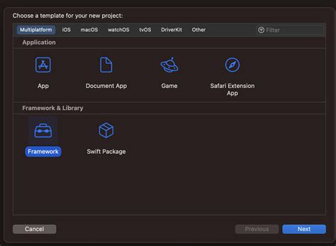 swift로 구성된 framework 만들기