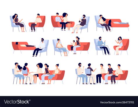 Group Therapy People Crowd Consulting Royalty Free Vector