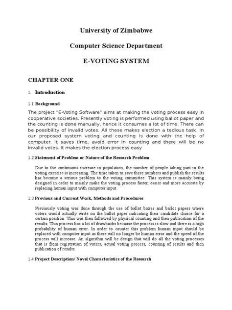 E Voting System Pdf Inputoutput Conceptual Model
