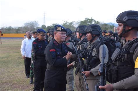 Polda Sulteng Kirim 110 Personel Brimob Ke Papua