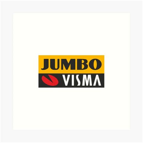 Jumbo Visma Pro Cycling Team Uci World Tour 2023 Art Print For Sale