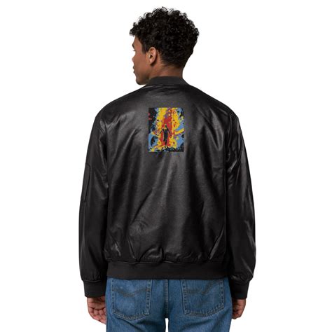 Future Man Leather Bomber Jacket