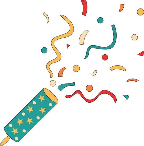 Colorful Confetti Cannon