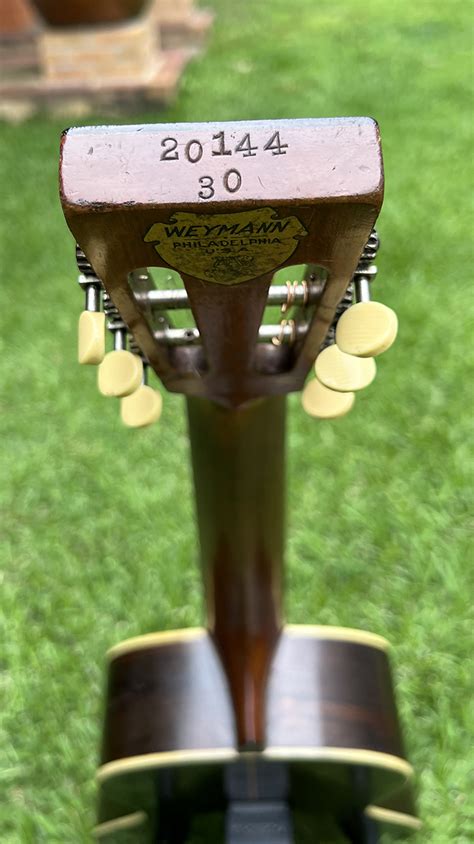 C1916 Weymann Style 30 ‘f Hole Acoustic Guitar Leaving This World