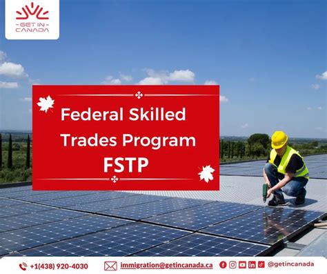 Federal Skilled Trades Program Get In Canada