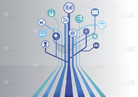 大数据信息图作为矢量插图