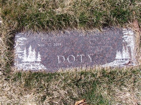 Robert Lewis Doty 1921 1995 Find A Grave Memorial