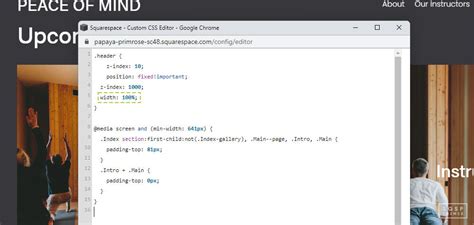 [tutorial] how to make your squarespace header fixed or sticky