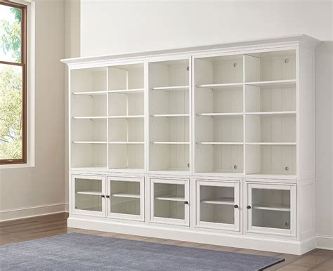 Structures Quintuple Display Bookcase Hammary 1 Reviews Furniture Cart