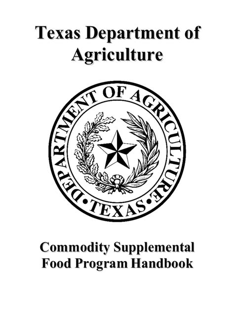 Fillable Online Csfp Guidance On Temporary Food Package Issuance