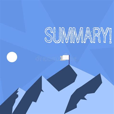 Handwriting Text Summary Concept Meaning Brief Statement Abstract Synopsis Concise Abbreviated