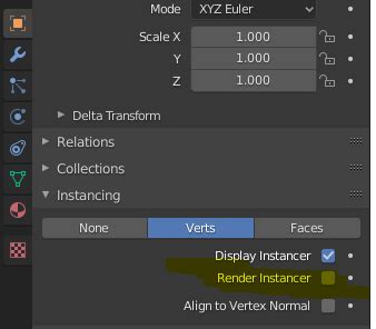 Instanced Verts How To Hide Object Without Hiding Its Instances By I Talk In Pictures
