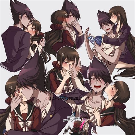 Harukawa Maki And Momota Kaito Danganronpa And 1 More Drawn By Criis