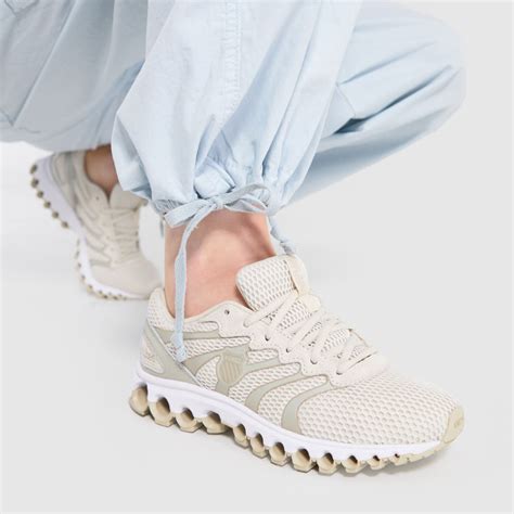 Womens Beige K Swiss Tubes Comfort 200 Trainers Schuh