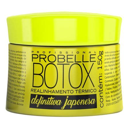 Botox Realinhador Térmico Probelle Definitiva Japonesa RadarCasa