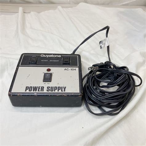 【傷や汚れあり】c60 Guyatone Power Supplyグヤトーン パワーサプライ Ac 104 8a9aの落札情報詳細