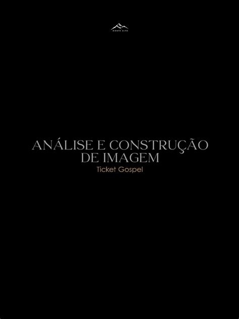 Análise E Construção De Imagem Pdf