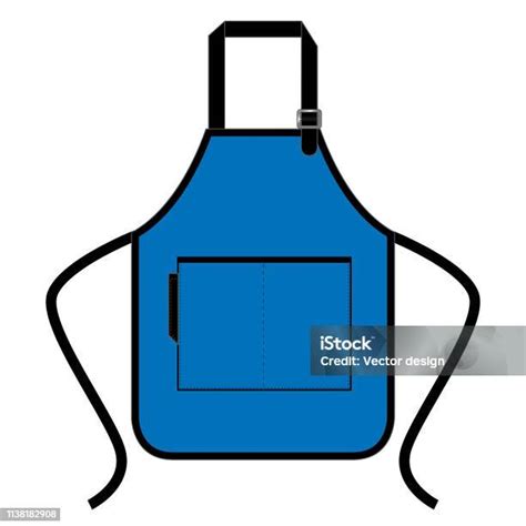 範本的圍裙向量向量圖形及更多不透水圖片 不透水 乾淨 人的背部 Istock