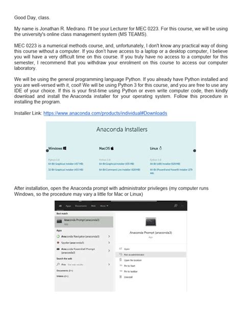 Python 3 Installation Procedure Pdf