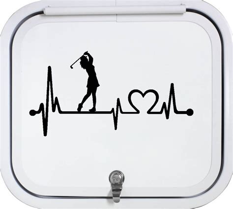 Lady Golfer Decal Ladies Golf Decal For Car Window Etsy