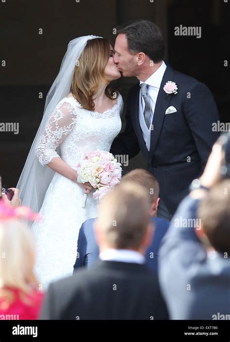 The Wedding Of Geri Halliwell And Christian Horner At St Marys Church