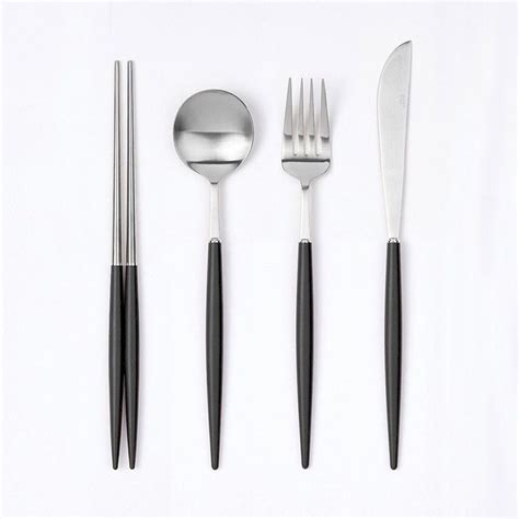보겐 실용적인 N609ad3a15 에펠 샤틴 블랙 디너 스푼 숟가락 수저 식기 홈플러스 택배배송