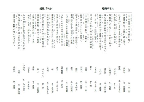 俳句の展示作品入れ替えました2020年1月16日