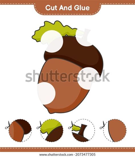 Cut Glue Cut Parts Acorn Glue Stock Vector Royalty Free 2073477305 Shutterstock
