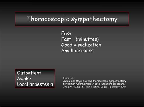 Ppt Differens Options In Thoracoscopic Sympathectomy Powerpoint