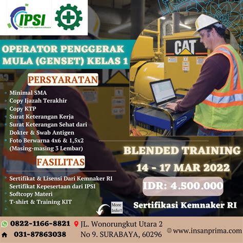 Ter Aman Wa 62822 1166 8821 Pusat Pelatihan K3 Kemnaker Surabaya