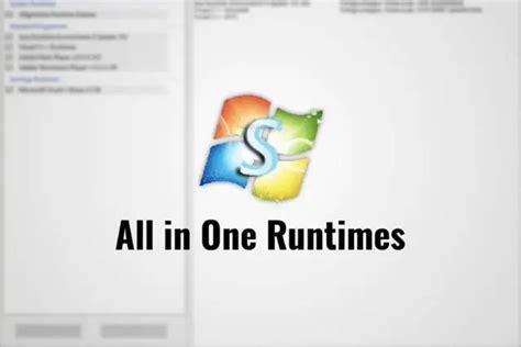 All In One Runtimes Bộ Phần Mềm Trọn Gói Cho Người Dùng Windows