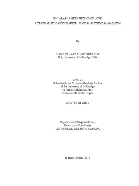 Metaphysics Of Love Pdf Sufism Quran