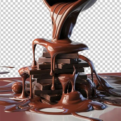 Premium Psd World Chocolate Day Png Illustration