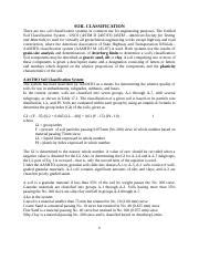Soil Classification Continues SOIL CLASSIFICATION There Are Two Soil Classification Systems In