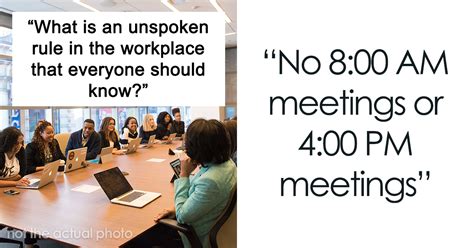30 Unspoken Work Rules That Everyone Should Know According To The