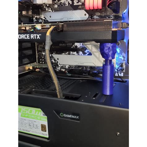 Suporte Vertical GPU Placa de Video Ajustável 82 120mm Shopee Brasil