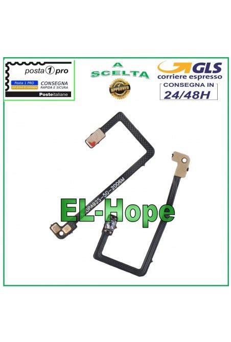 Flat Flex Tasto Accensione Power On Off Cavo Per Oppo Reno 4z 5g Cph2065