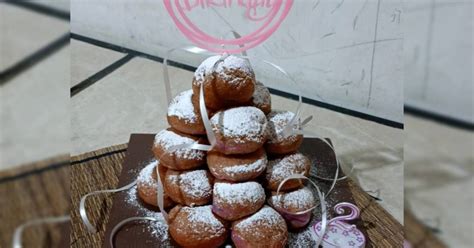 Resep Donat Tower Ubi Ungu Oleh Mariny Pjtn Cookpad