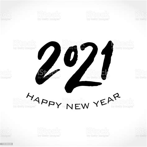 서예 2021 새해 복 많은 새해 로고 텍스트 디자인 소원 벡터 템플릿으로 손으로 쓴 2021 브로셔 디자인 템플릿 카드 포스터