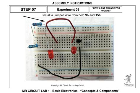 MC1 09 Mr Circuit Lab 1 Experiment 9 How A PNP Transistor Works MrCircuitTech