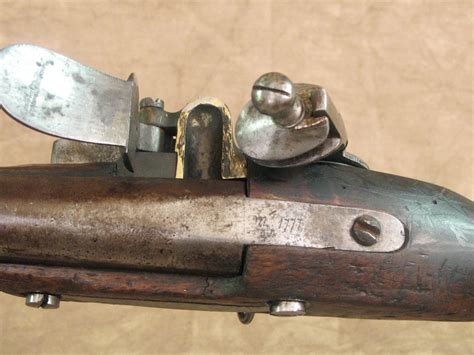 Original French M 1777 Brass Mounted Naval Flintlock Musket By Tulle