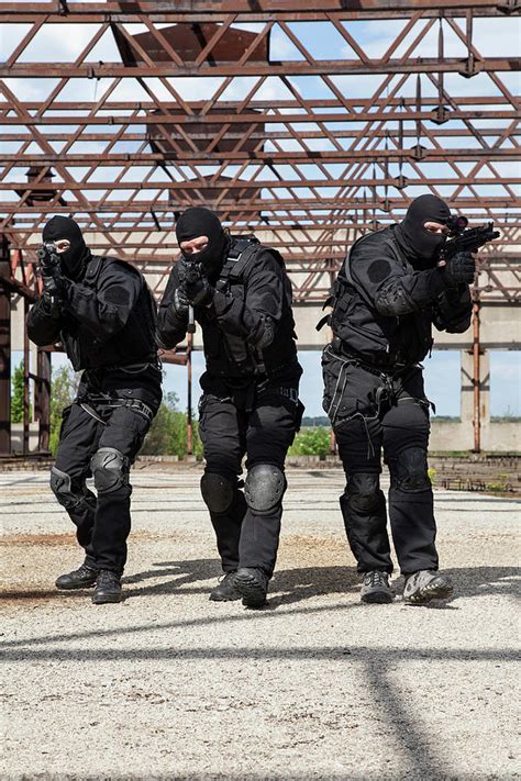Special Forces Operators In Black Photograph By Oleg Zabielin Pixels