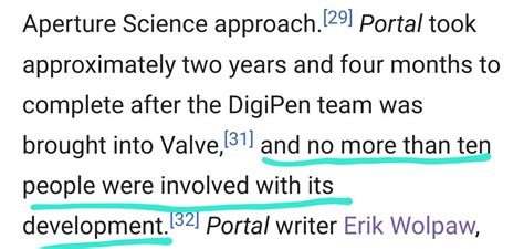 is this true if so why are there so many names in the credits r portal