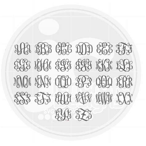 Interlocking Monogram Font Ttf And Otf Installable System Font Jencraftdigital