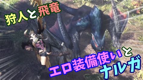 【mhw】エロ装備使いvs迅竜ナルガクルガ【アイスボーンβ実況】 Youtube