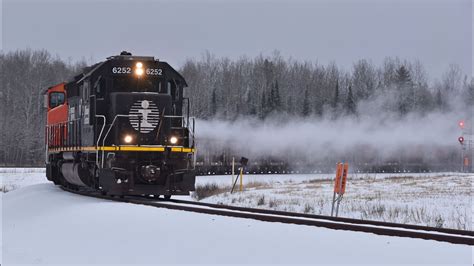 Chasing Ex Ic Sd40 3s On The Iron Range Youtube