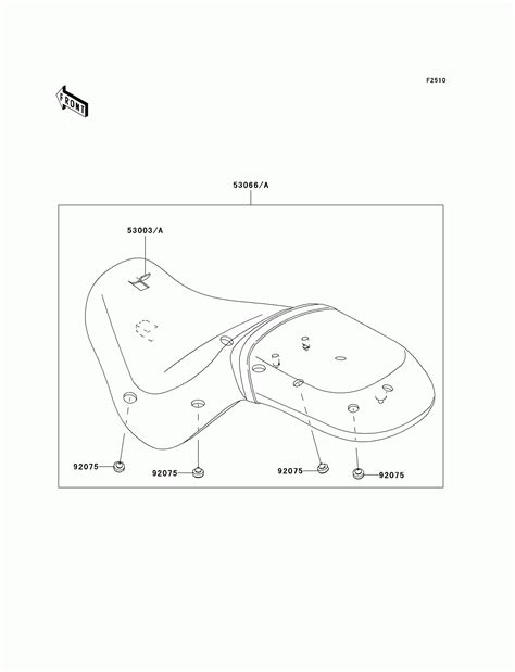 Vulcan® 900 Classic 2010 Motorcycle Kawasaki Seat Partiron