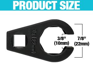 DURATECH O Oxygen Sensor Socket Inch Drive X Inch Mm Offset Wrench Cr Mo Steel